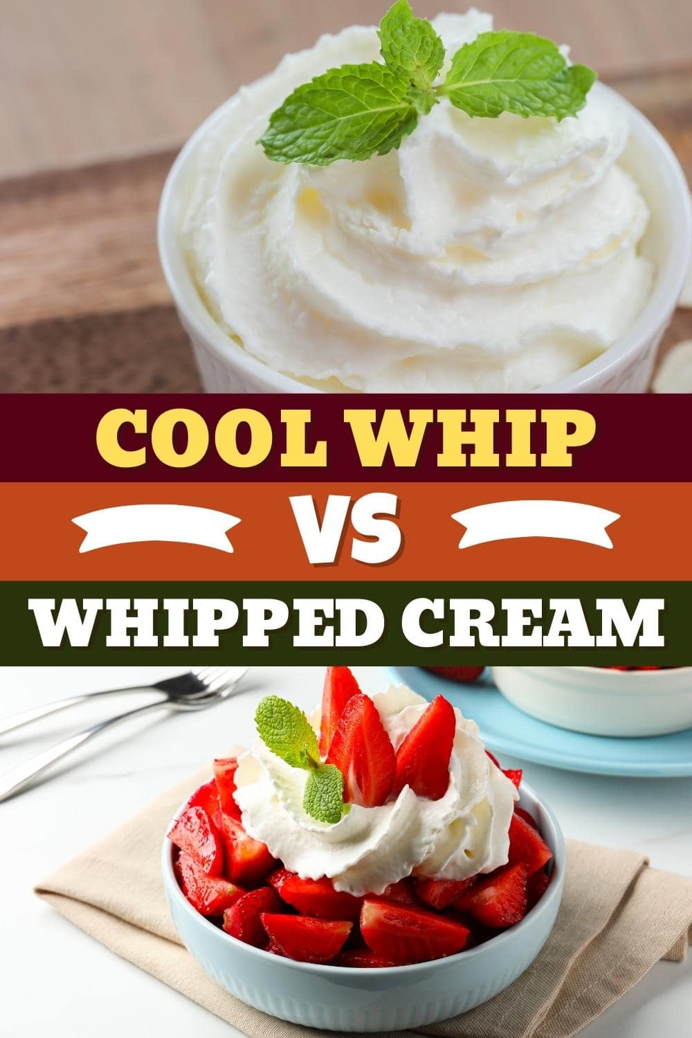 Cool Whip Vs Whipped Cream What s The Difference Insanely Good Cool Whip Vs Whipped Cream What s The Difference Insanely Good