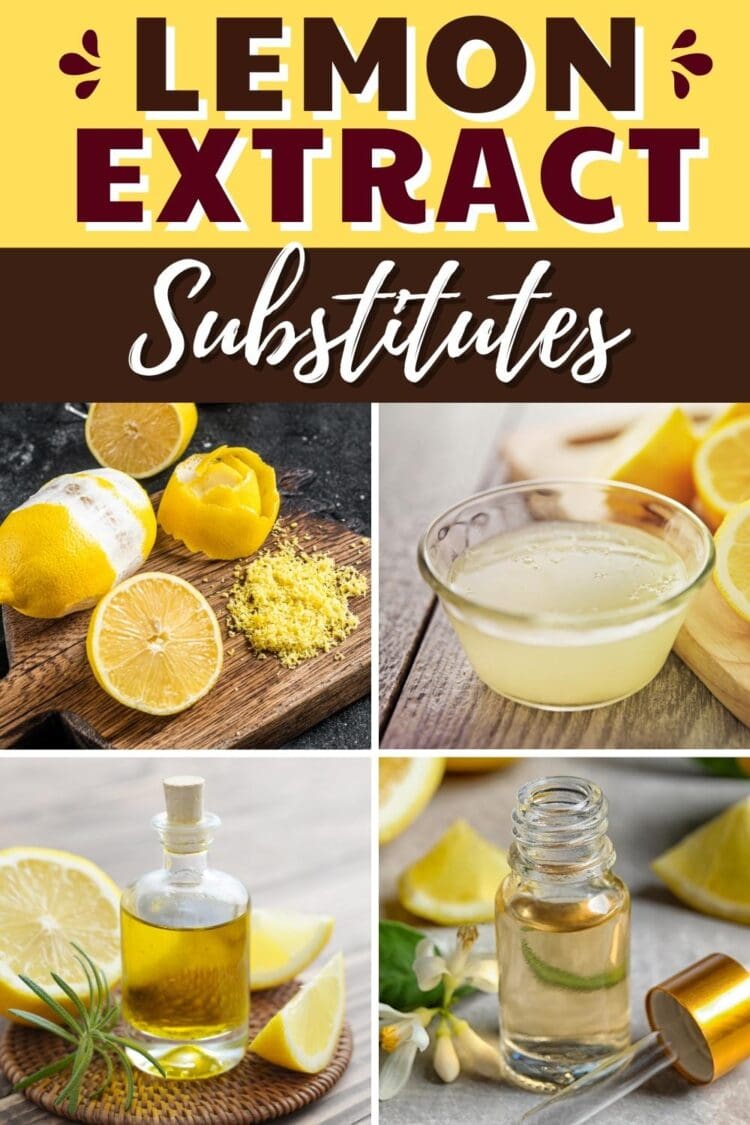 7 Best Lemon Extract Substitutes with Similar Citrus Flavor - Insanely Good