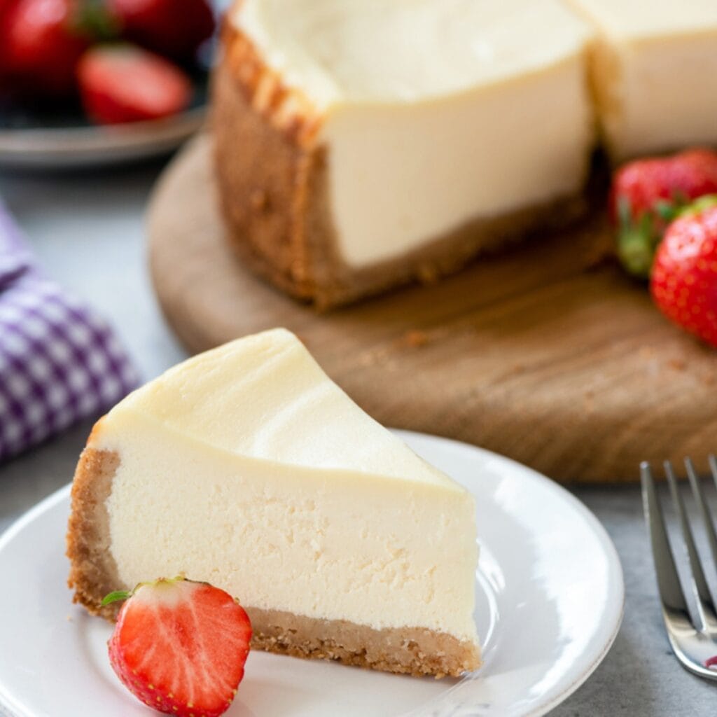 Classic New York Cheesecake Recipe - Insanely Good