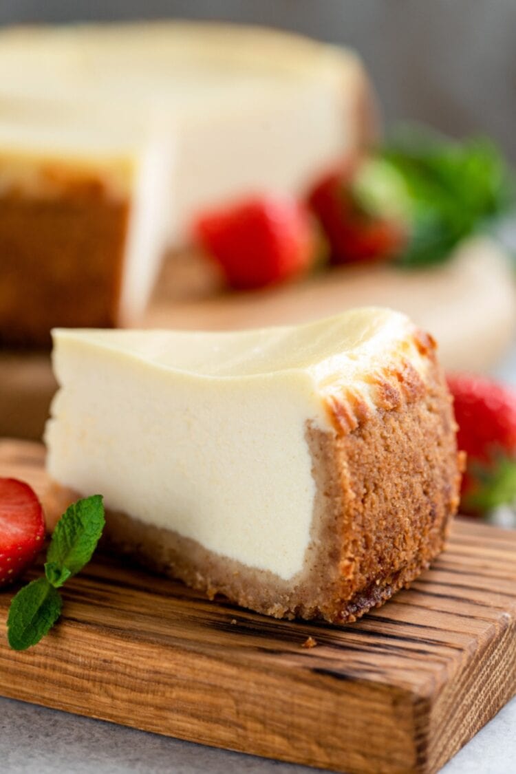 Classic New York Cheesecake Recipe - Insanely Good