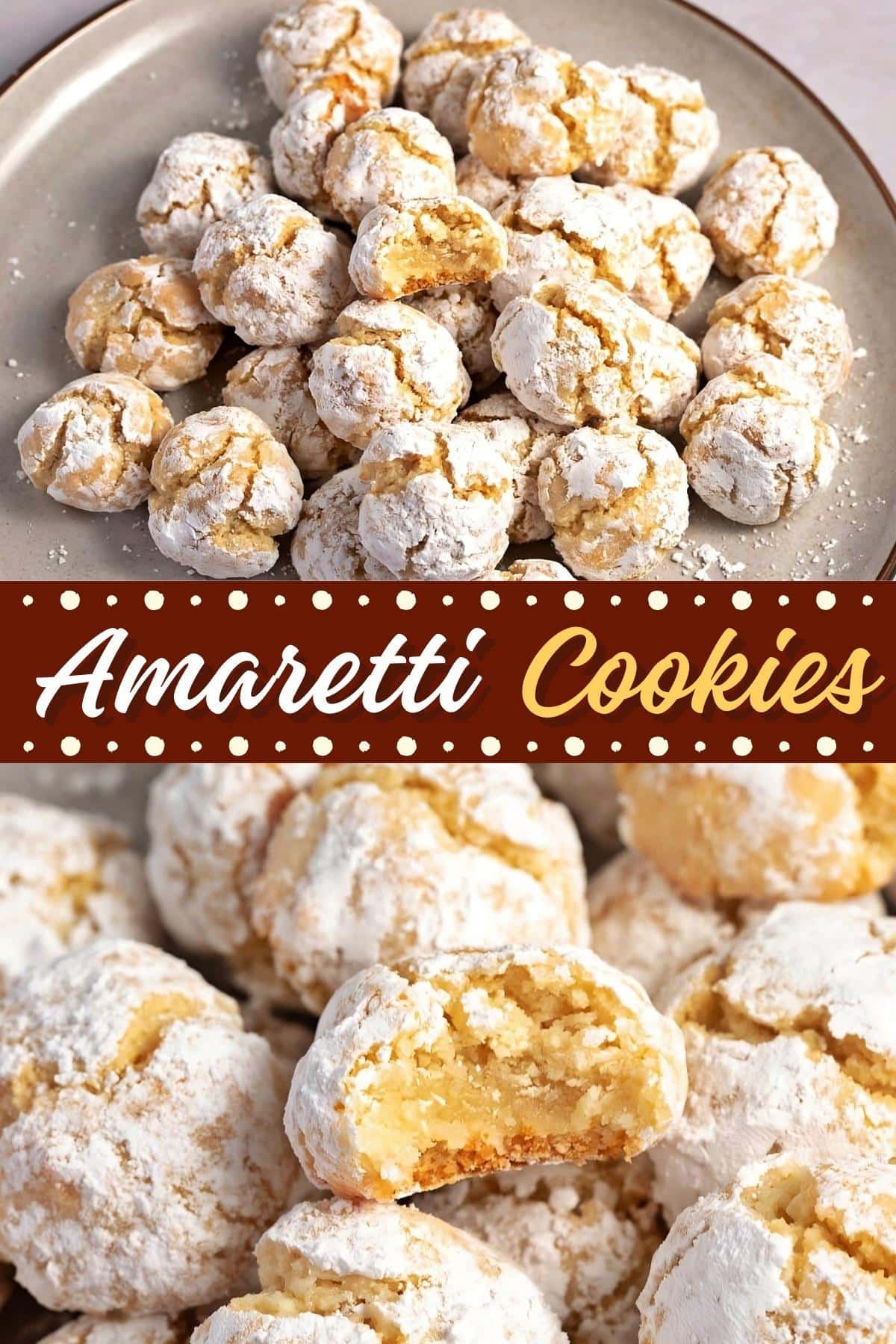 Amaretti Cookies (Italian Recipe) - Insanely Good