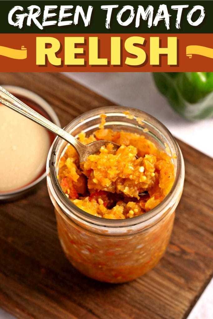 The Best Green Tomato Relish (Easy Recipe) - Insanely Good