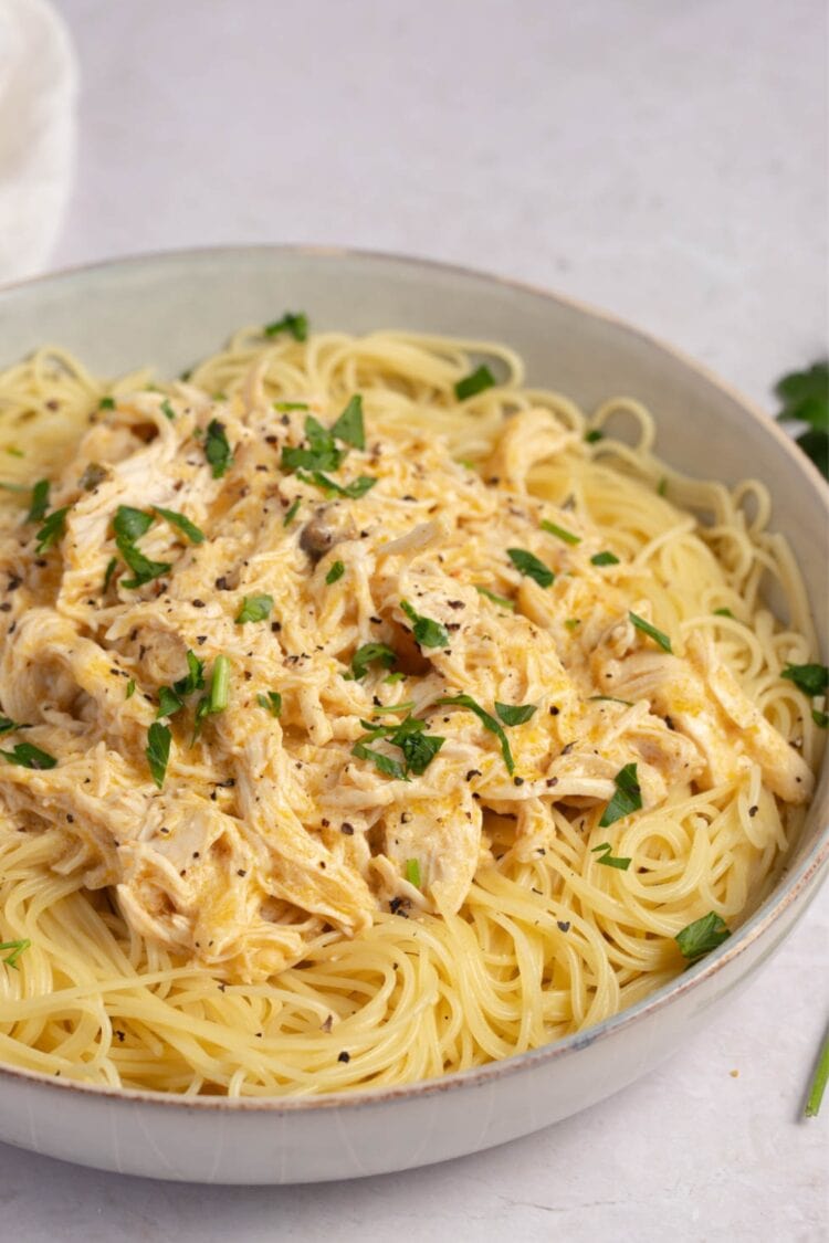 Crockpot Angel Chicken (Easy Slow Cooker Recipe) - Insanely Good