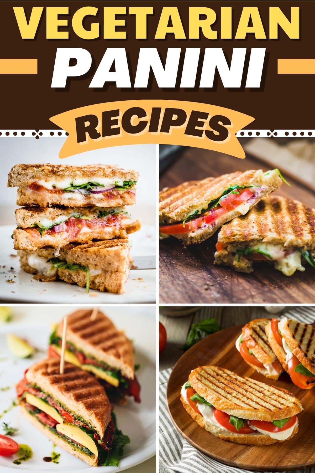 17 Easy Vegetarian Panini Recipes - Insanely Good