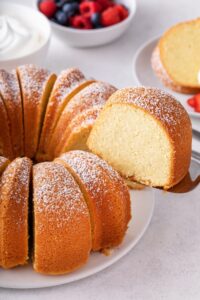 Cream Cheese Pound Cake (Easy Recipe) - Insanely Good
