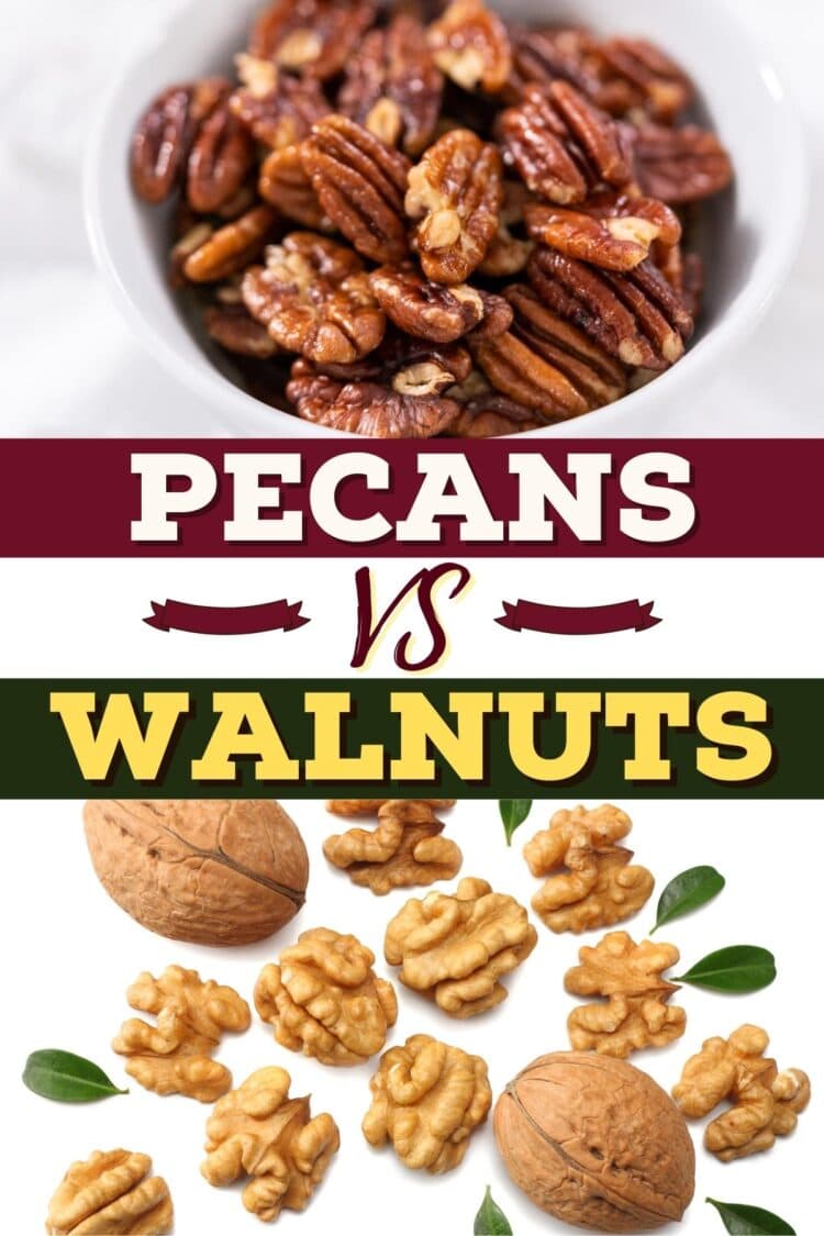 Pecans vs. Walnuts (What's the Difference?) - Insanely Good