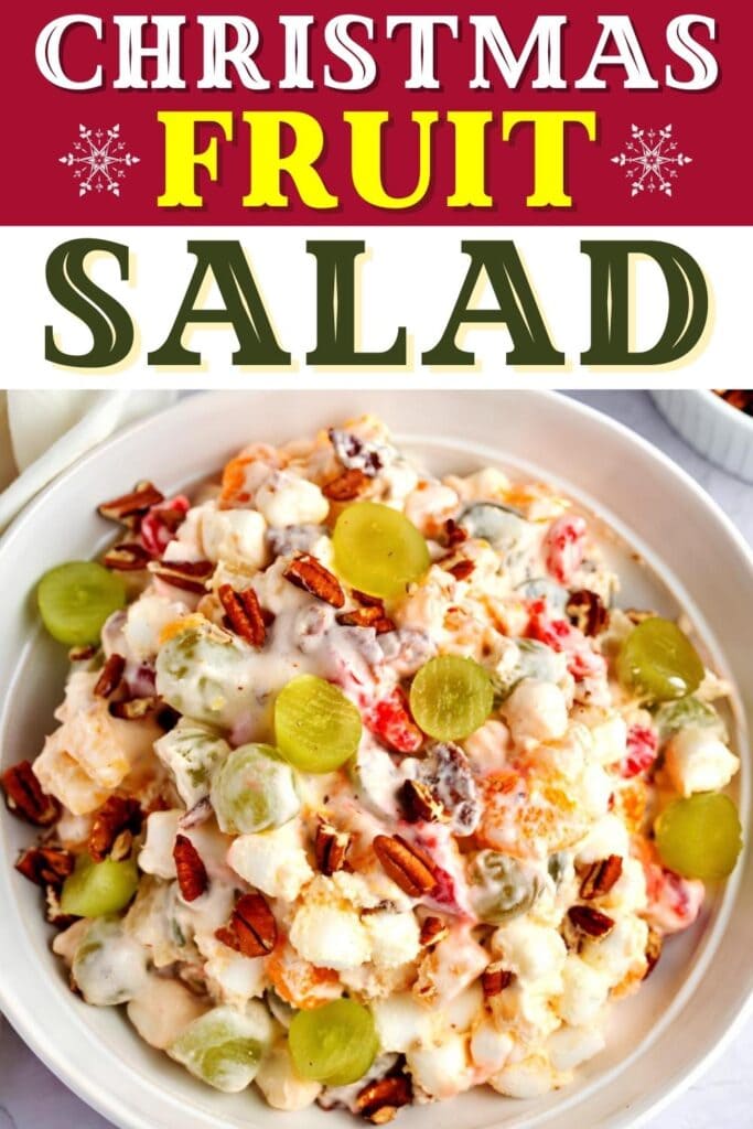 Christmas Fruit Salad (Easy Holiday Recipe) - Insanely Good