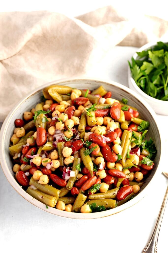 Three-Bean Salad (Easy Recipe) - Insanely Good