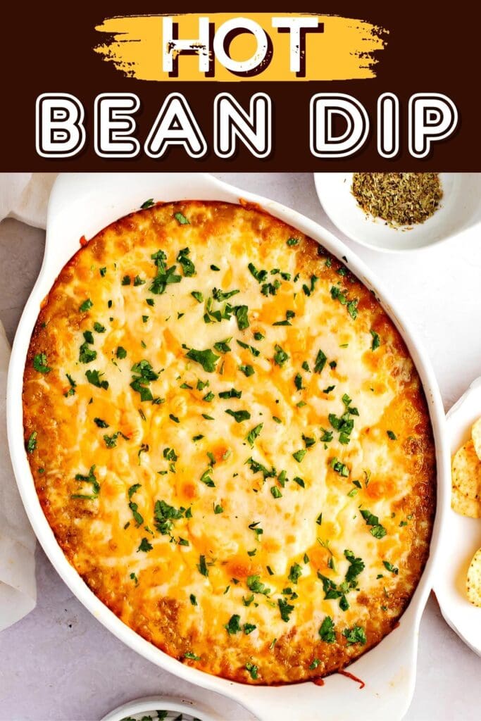 Easy Hot Bean Dip - Insanely Good