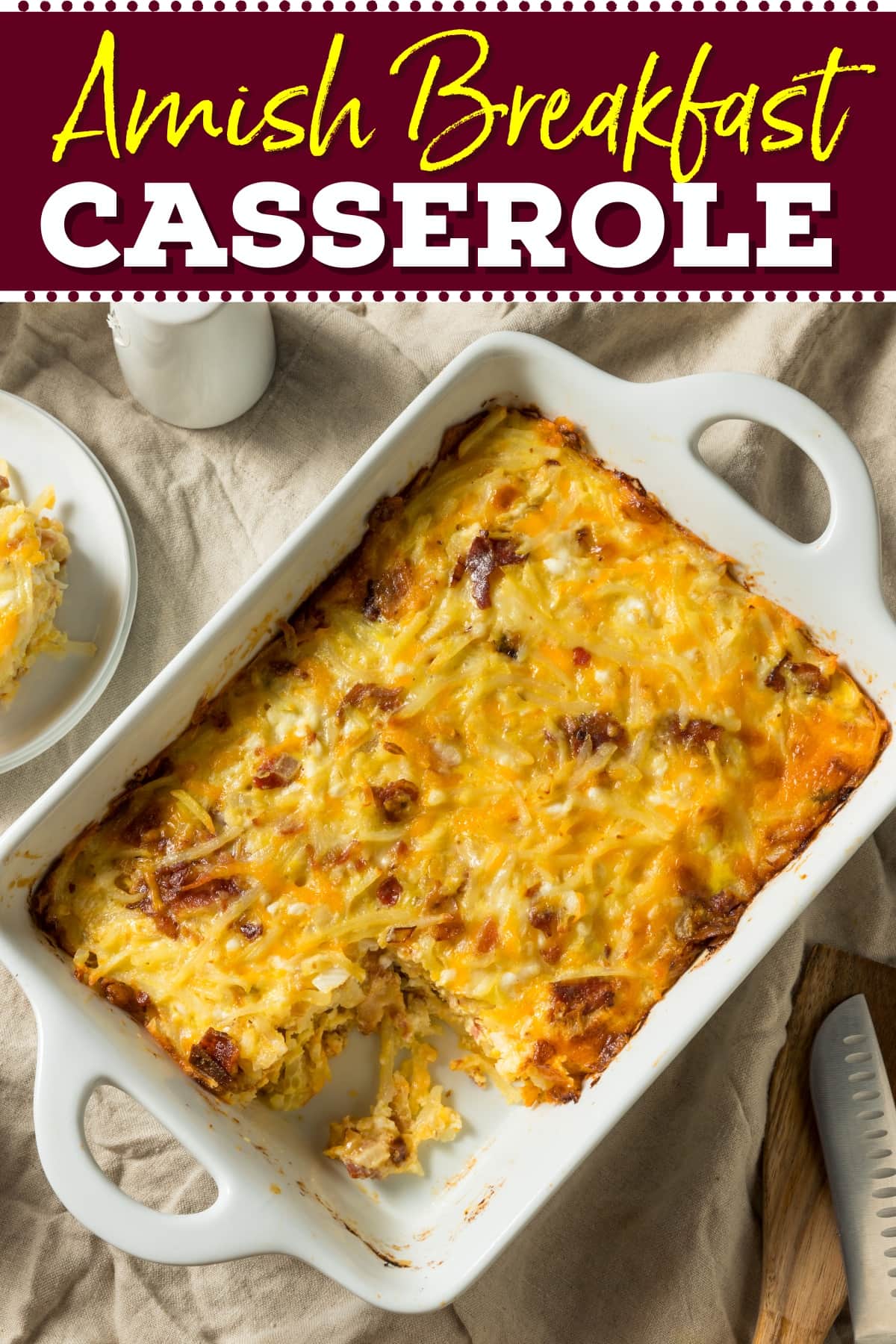 Amish Breakfast Casserole Recipe - Insanely Good