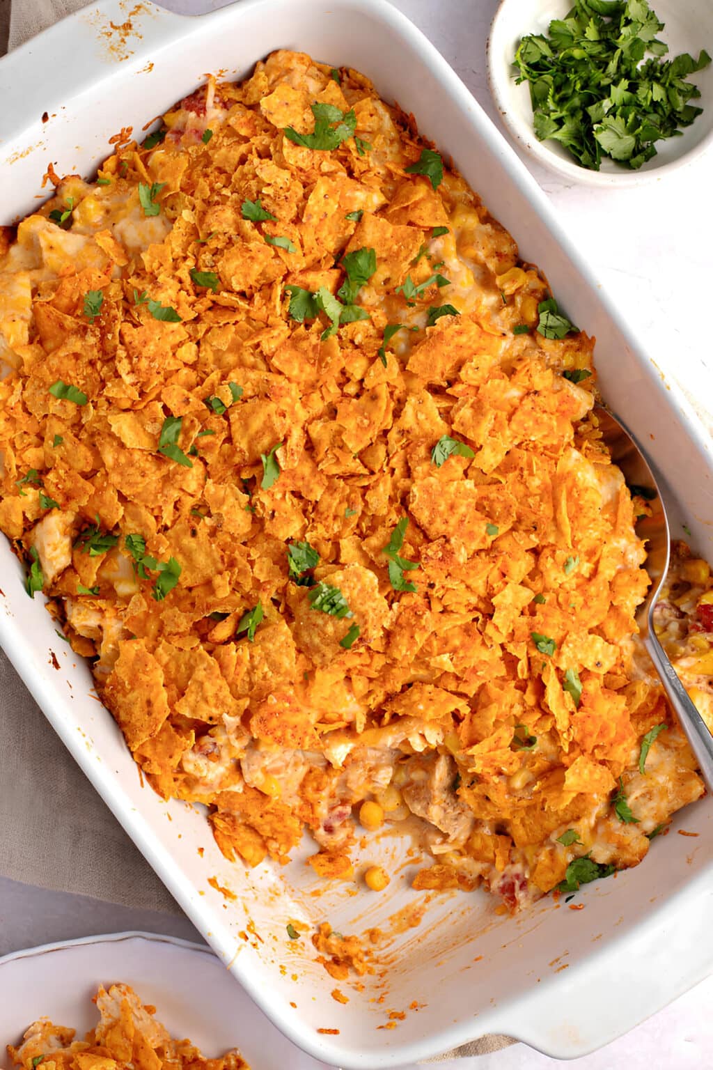 Easy Dorito Chicken Casserole Recipe - Insanely Good