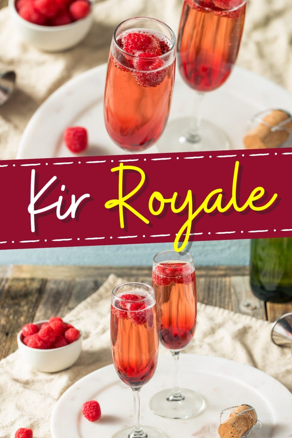 Kir Royale (Classic Cocktail Recipe) - Insanely Good