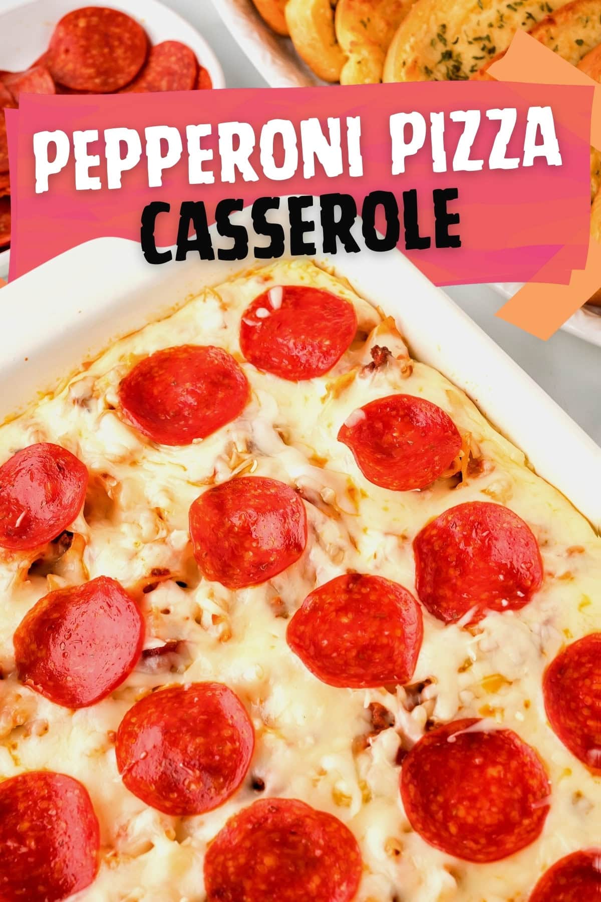 Easy Pepperoni Pizza Casserole (6-Ingredient Recipe) - Insanely Good