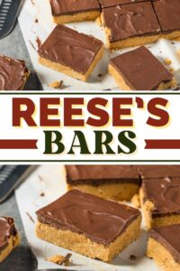 Reese's No Bake Peanut Butter Bars - Insanely Good