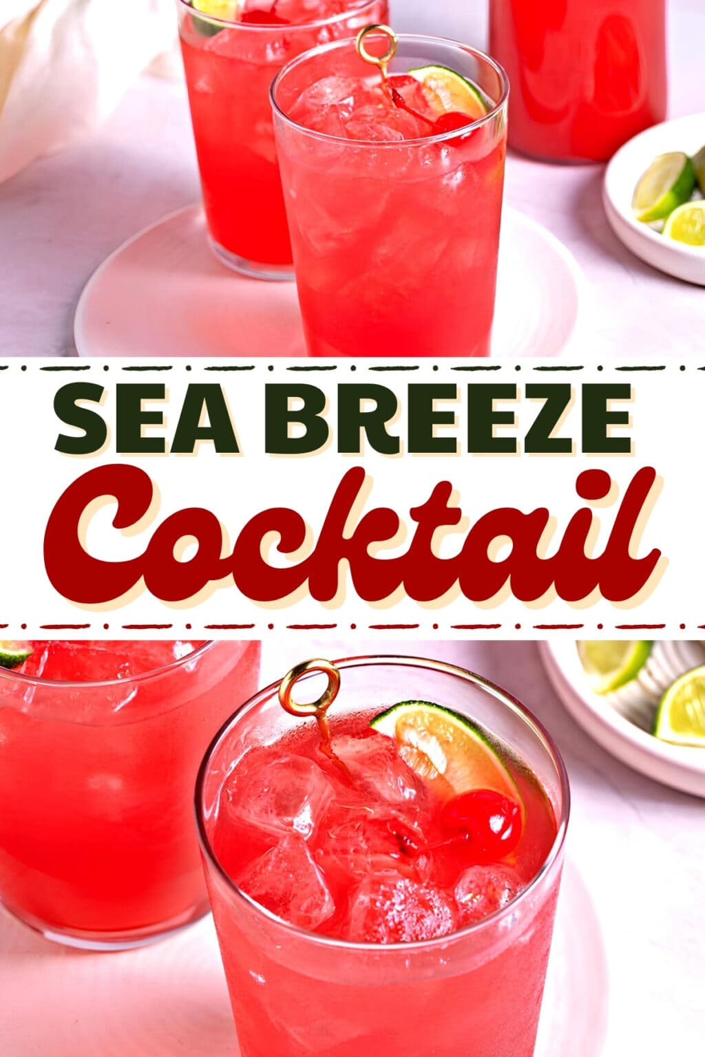 Sea Breeze Cocktail Recipe (3 Ingredients!) - Insanely Good