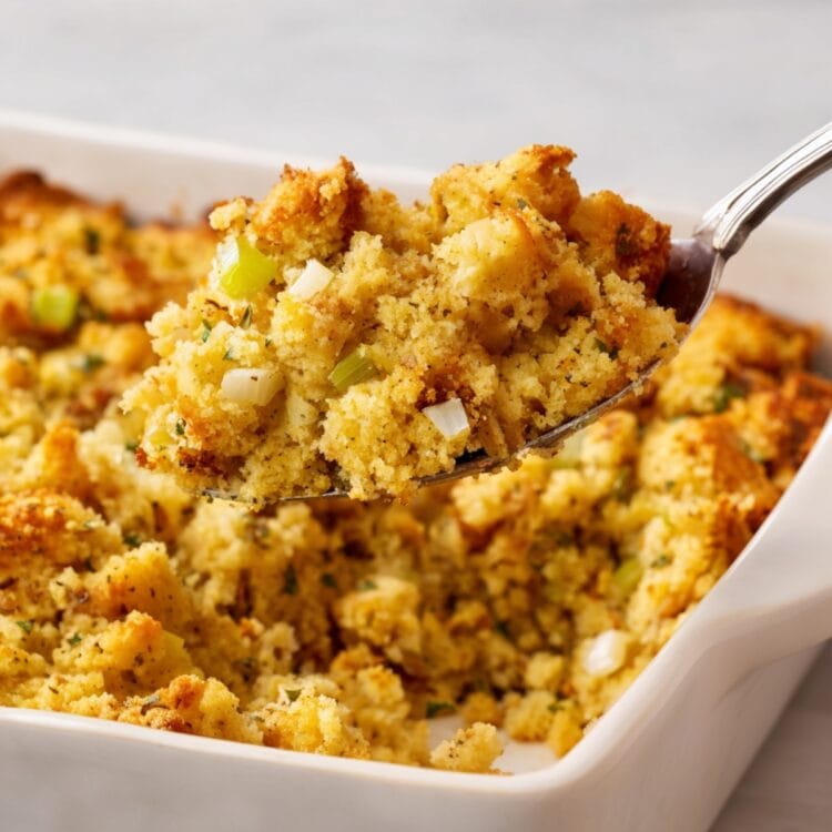 Southern Cornbread Dressing Recipe - Insanely Good