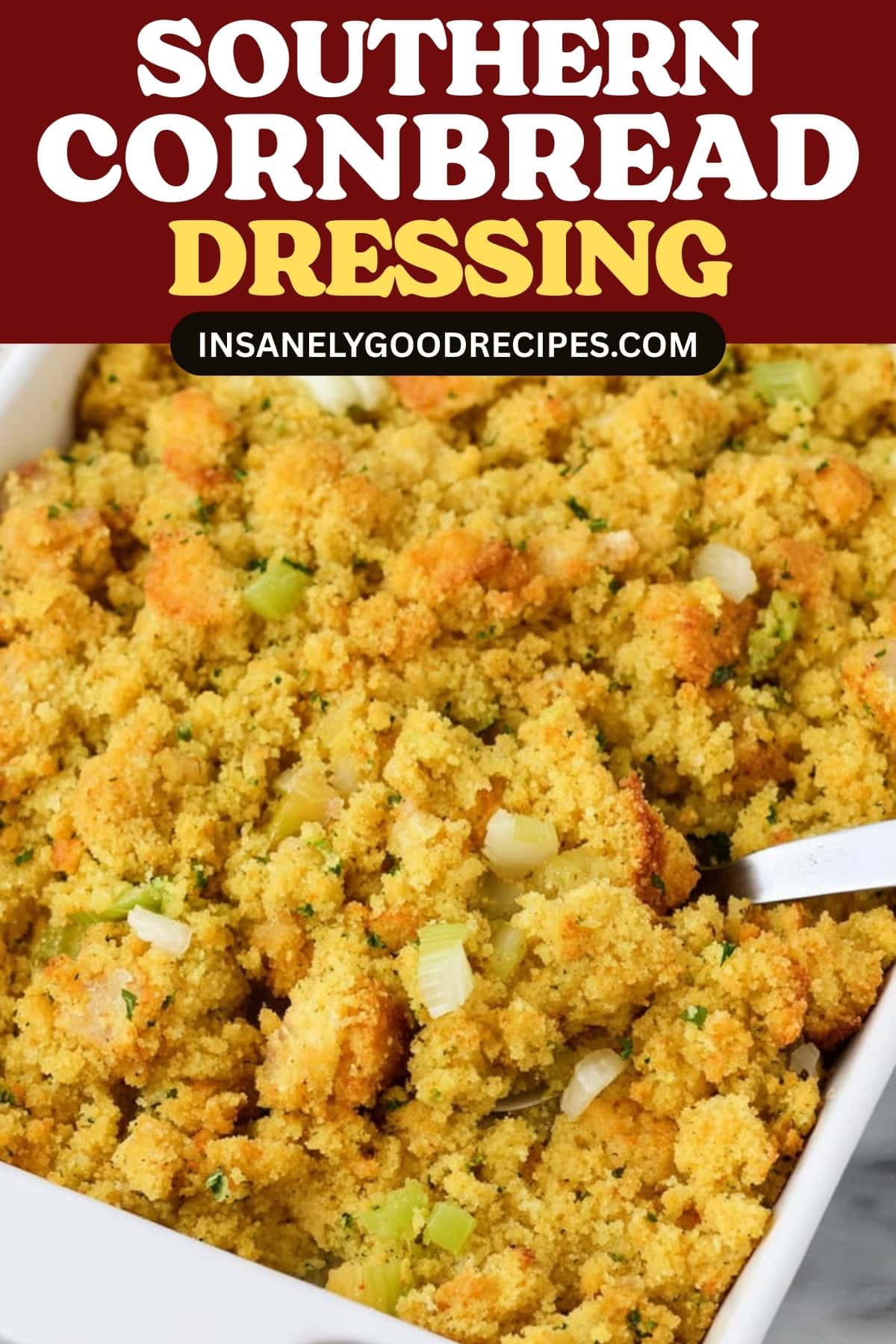 Southern Cornbread Dressing Recipe - Insanely Good