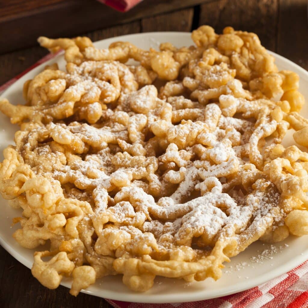 Funnel Cake with Pancake Mix (Easy Recipe) - Insanely Good