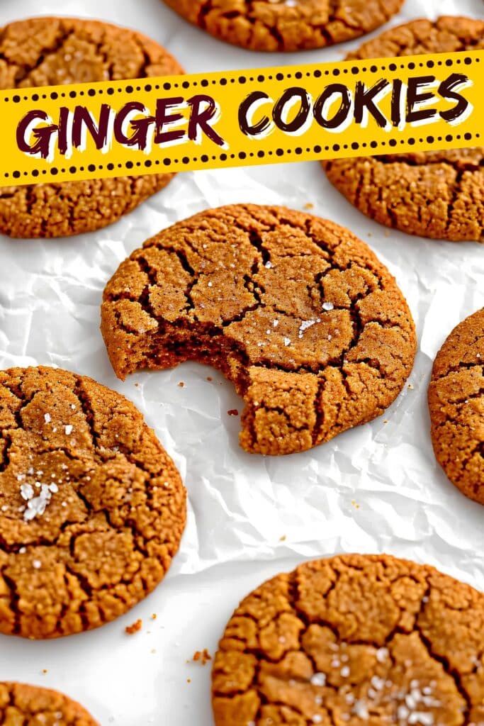 Ginger Cookies (Soft and Chewy Recipe) - Insanely Good