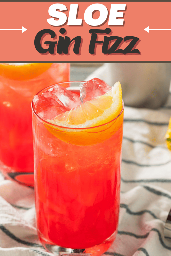 Sloe Gin Fizz Cocktail Recipe - Insanely Good