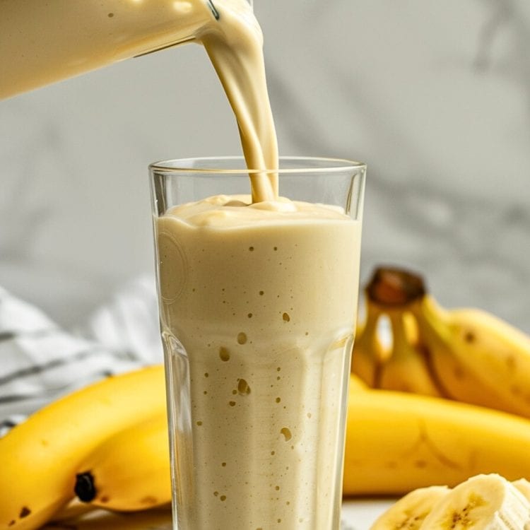 Banana Milkshake Thick And Creamy Recipe Insanely Good