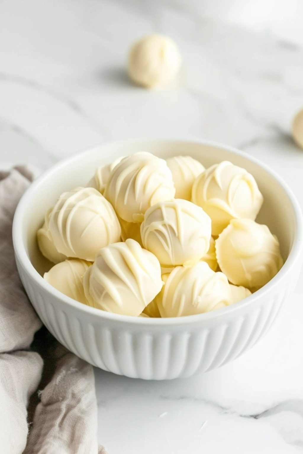White Chocolate Truffles (Easy Recipe) - Insanely Good