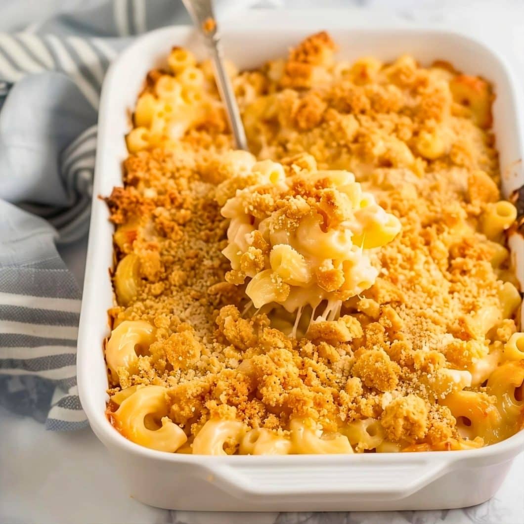 Homemade Mac and Cheese with Ritz Crackers - Insanely Good