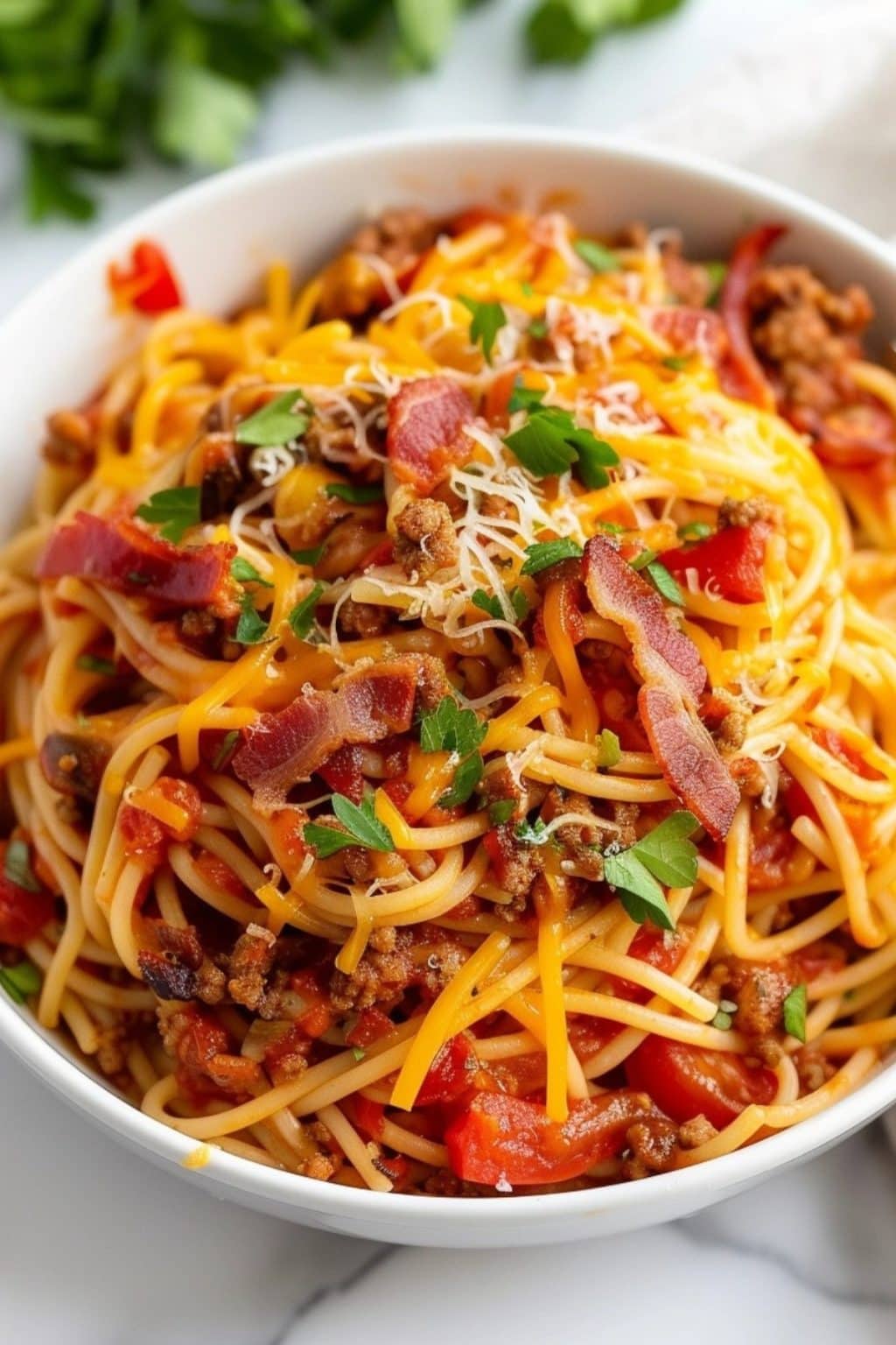 Cowboy Spaghetti (Easy Recipe) - Insanely Good