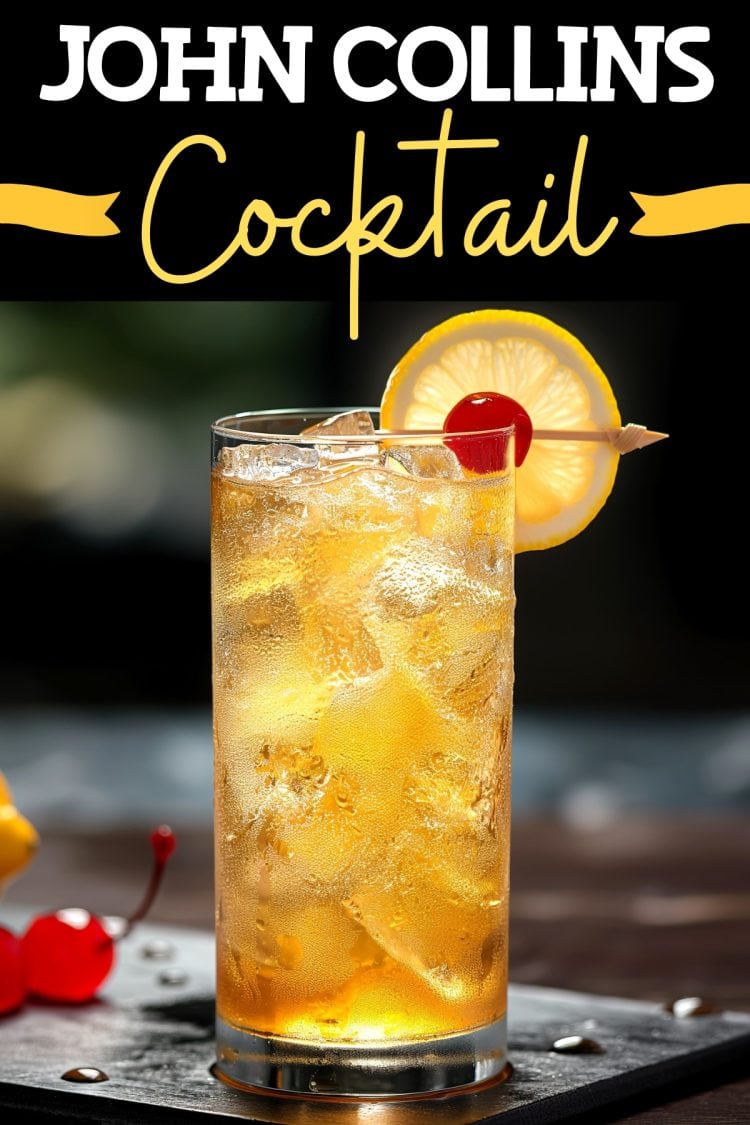 John Collins Cocktail Recipe (With Bourbon) - Insanely Good