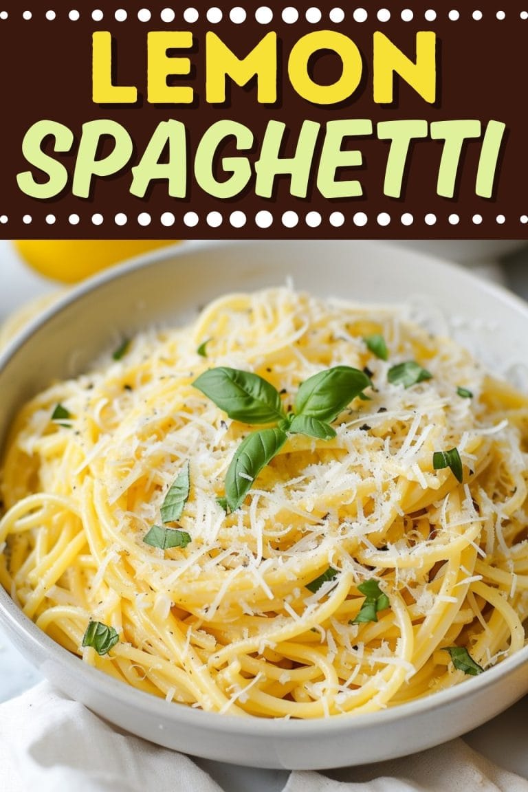 Lemon Spaghetti (Easy Recipe) - Insanely Good