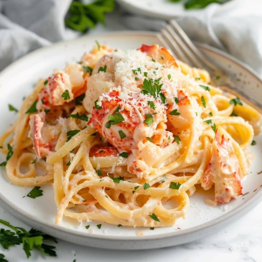 Creamy Lobster Pasta - Insanely Good