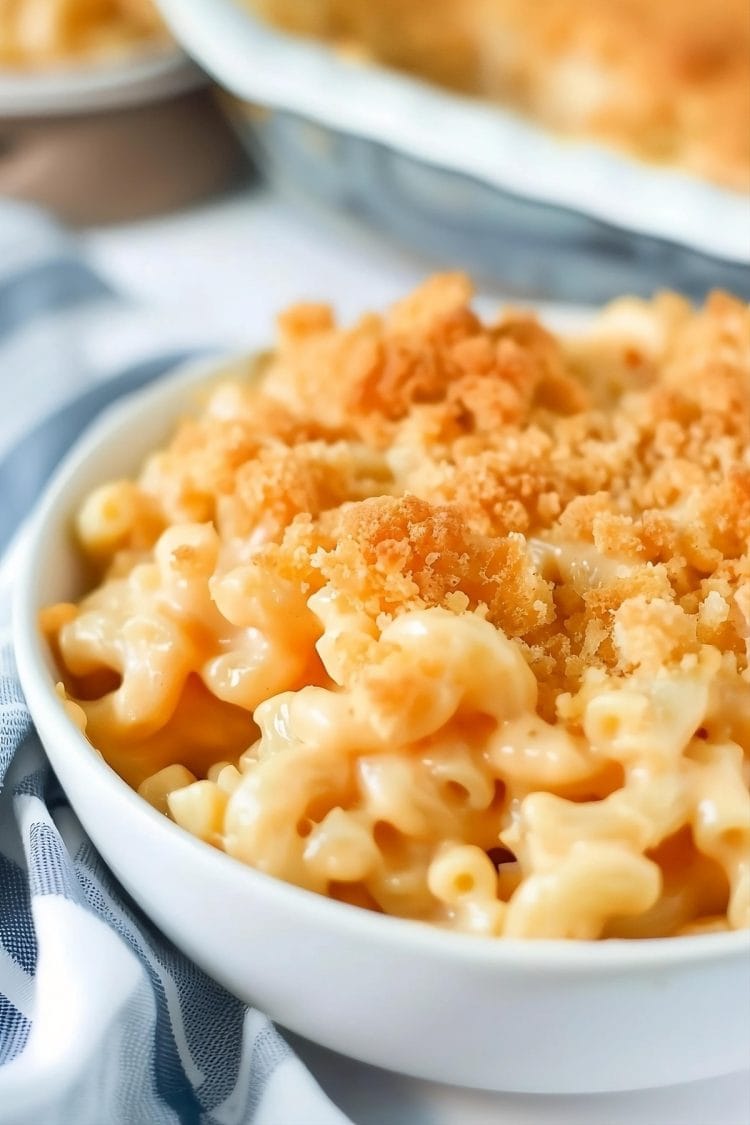 Homemade Mac and Cheese with Ritz Crackers - Insanely Good