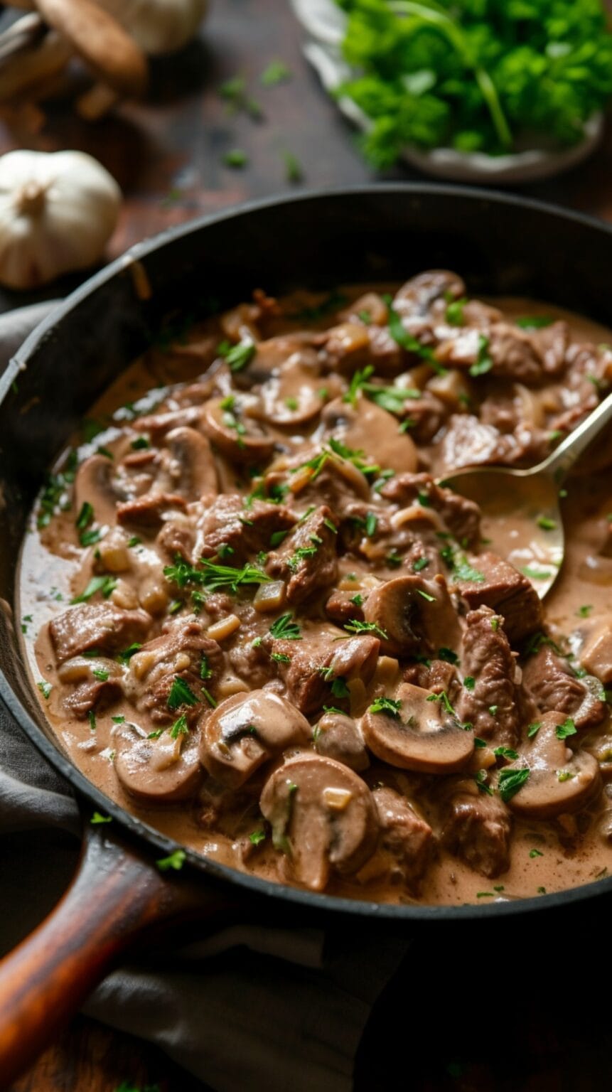 Beef Stroganoff (Easy One-Pot Recipe) - Insanely Good