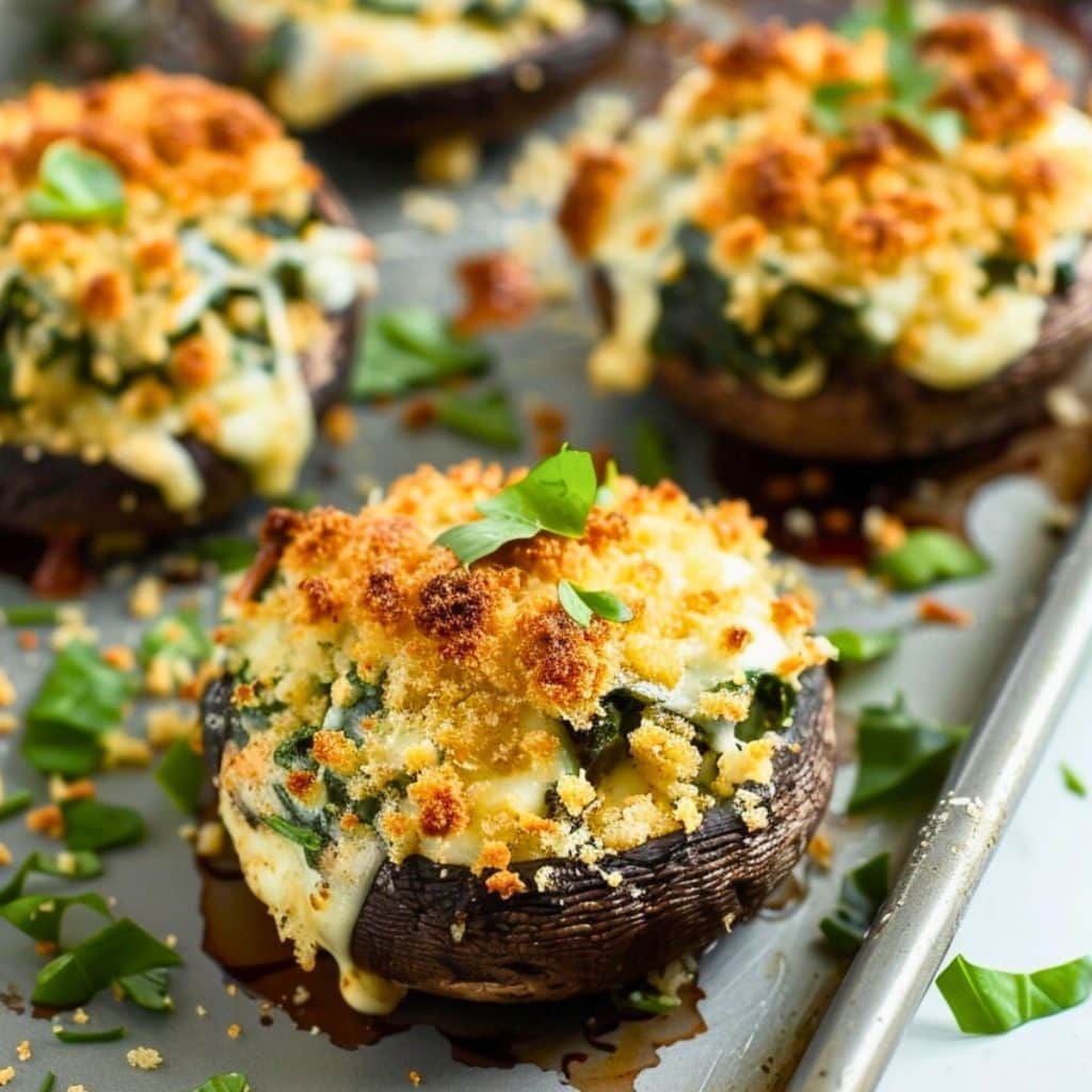 Easy Stuffed Portobello Mushrooms Recipe - Insanely Good