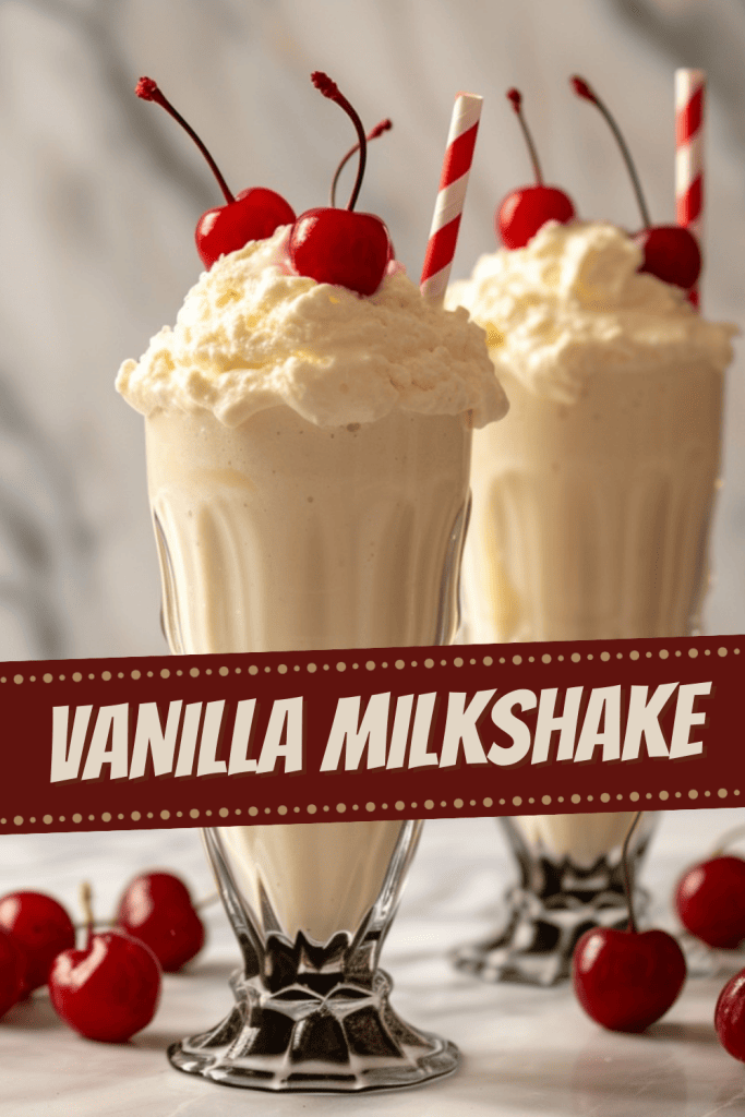 Easy Vanilla Milkshake Recipe (3 Ingredients) - Insanely Good