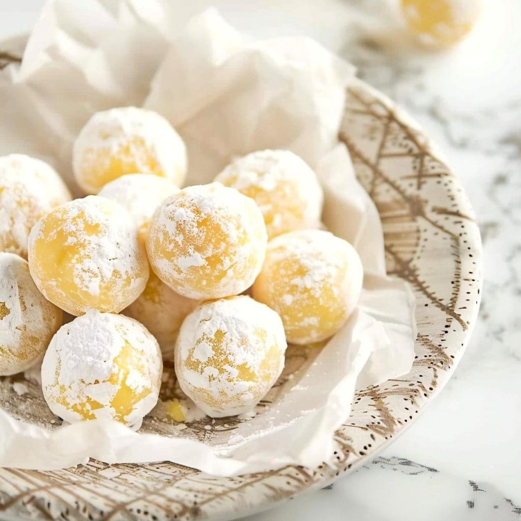 Easy White Chocolate Lemon Truffles - Insanely Good