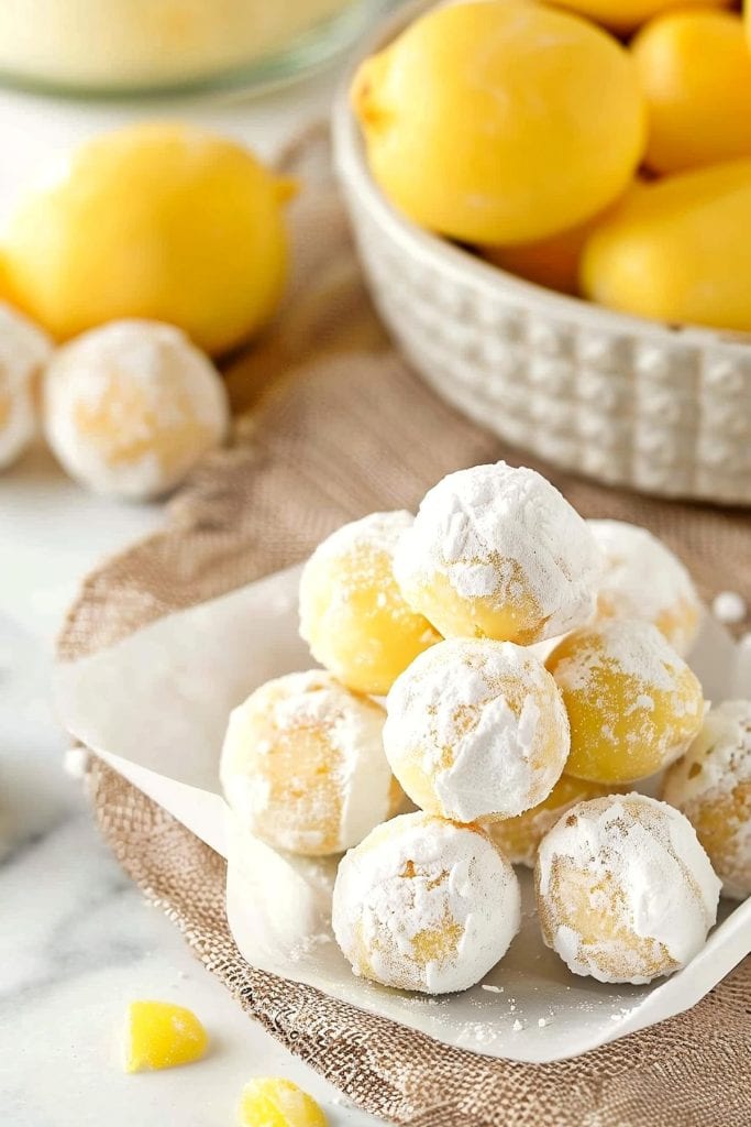 Easy White Chocolate Lemon Truffles - Insanely Good