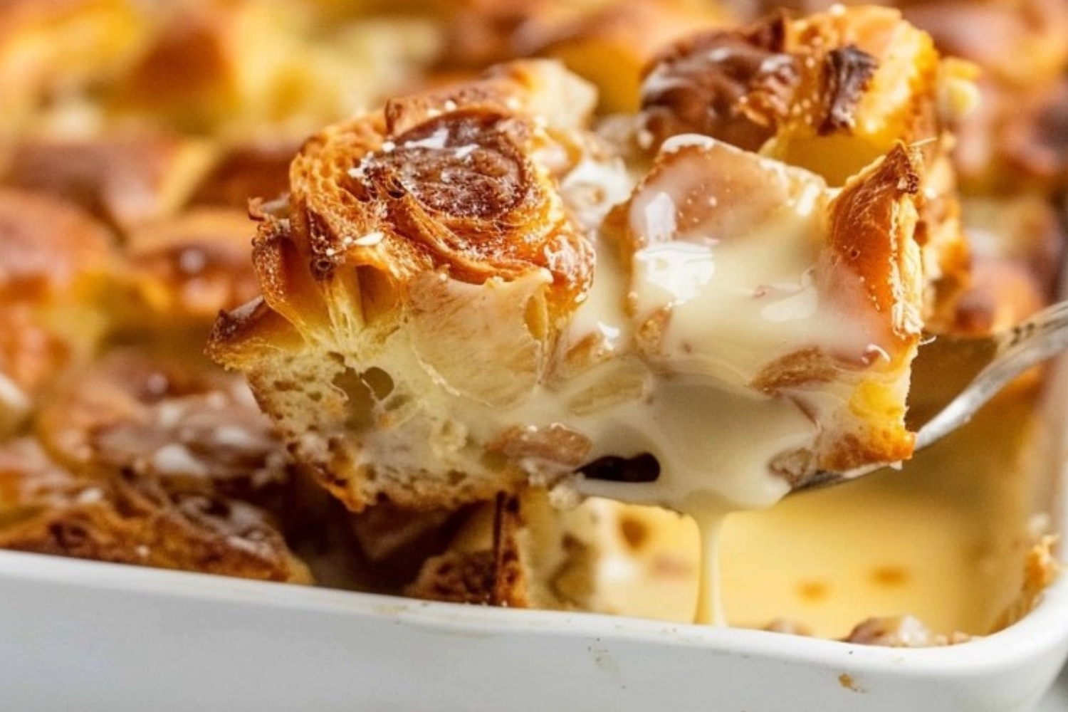 Croissant Bread Pudding - Insanely Good