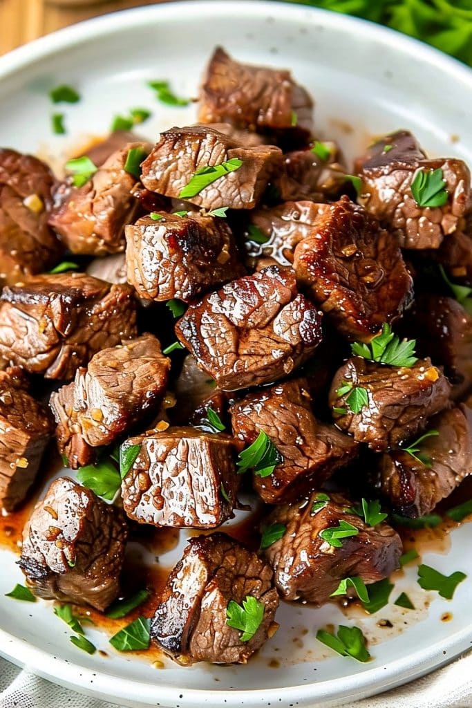 Garlic Butter Steak Bites - Insanely Good
