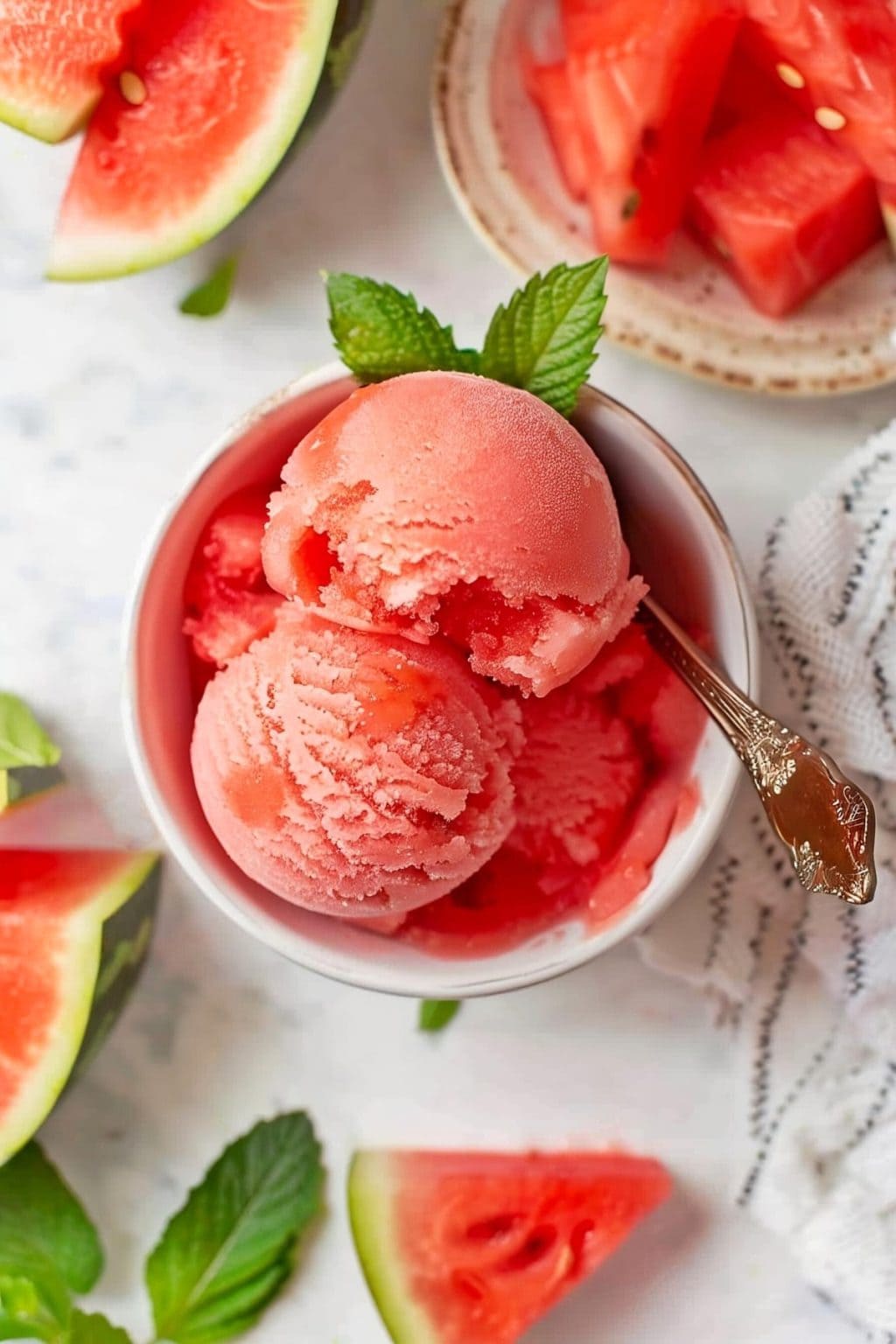 3-Ingredient Watermelon Sorbet Recipe - Insanely Good