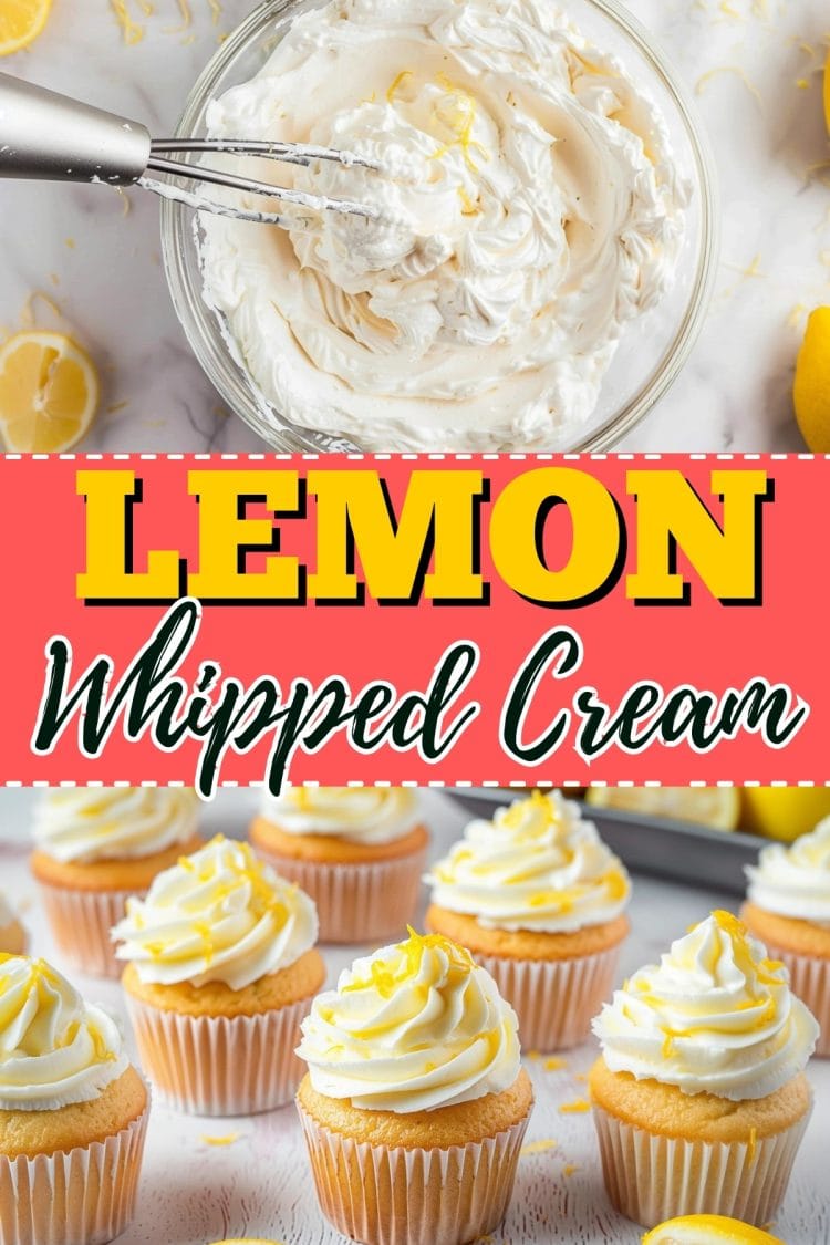 Lemon Whipped Cream Recipe - Insanely Good