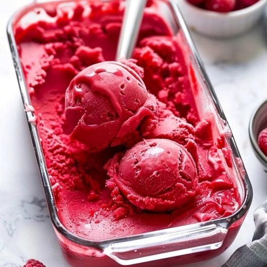 Raspberry Sorbet - Insanely Good
