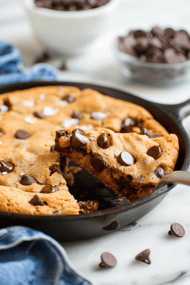 Chocolate Chip Skillet Cookie - Insanely Good