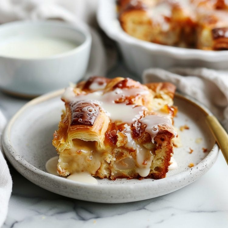 Croissant Bread Pudding - Insanely Good