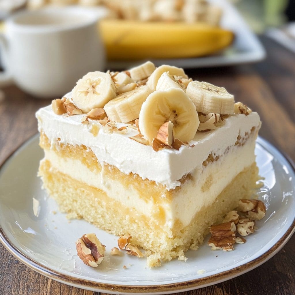 Banana Pudding Cake - Insanely Good