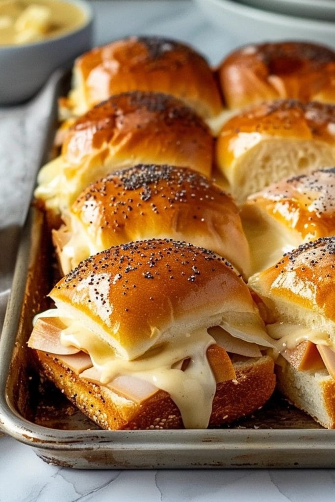 Turkey and Cheese Sliders - Insanely Good