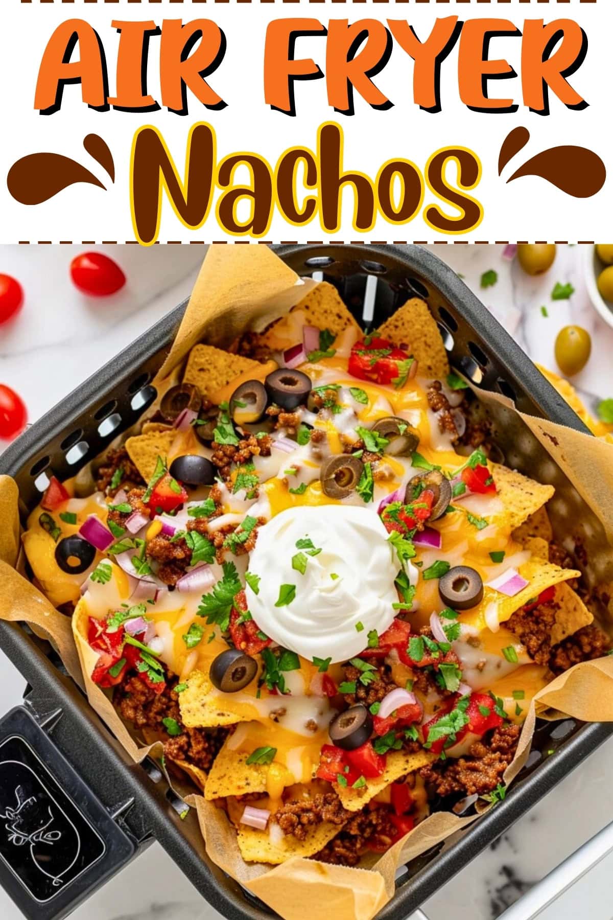 Easy Air Fryer Nachos - Insanely Good