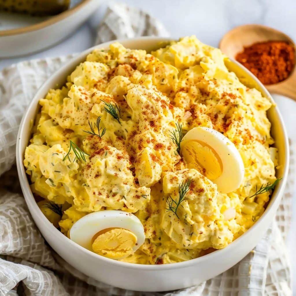 Deviled Egg Potato Salad - Insanely Good