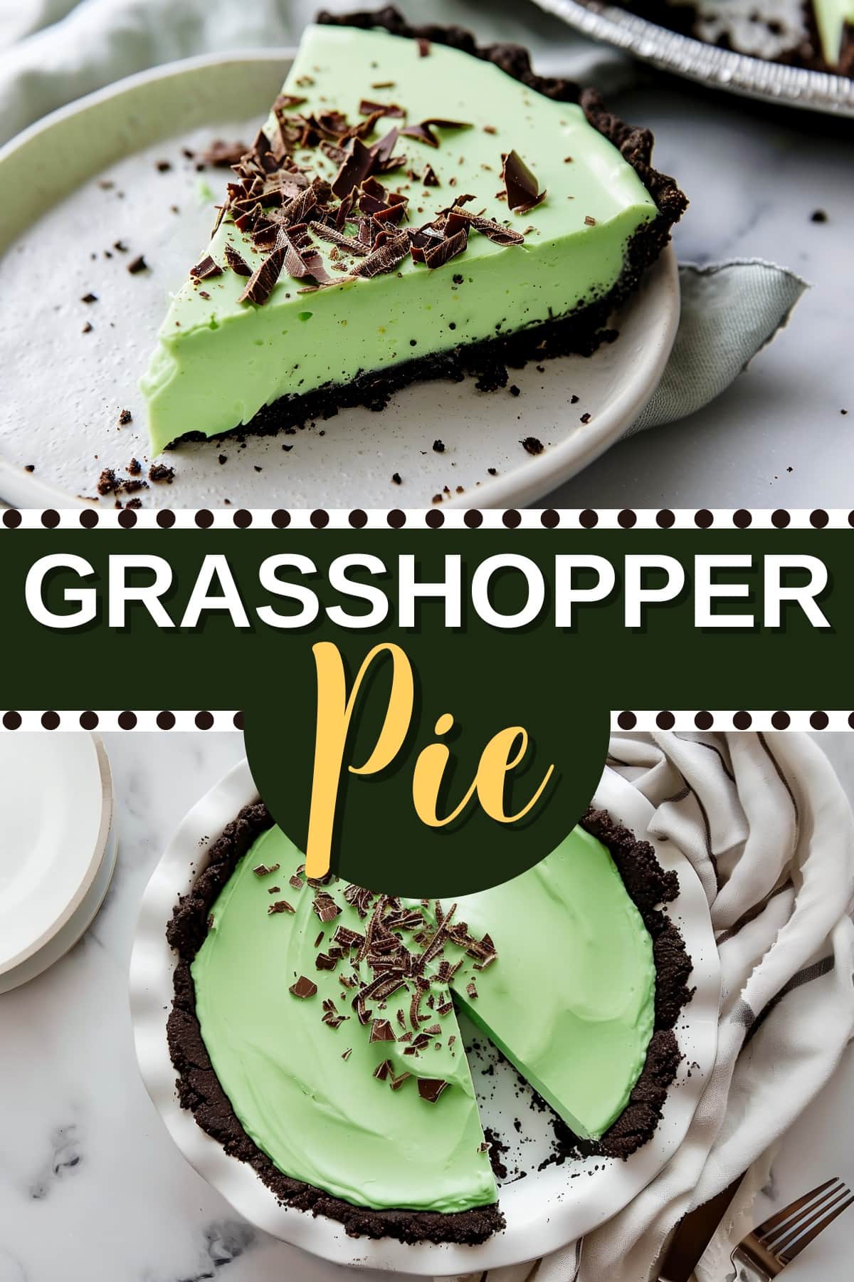 Grasshopper Pie Recipe - Insanely Good