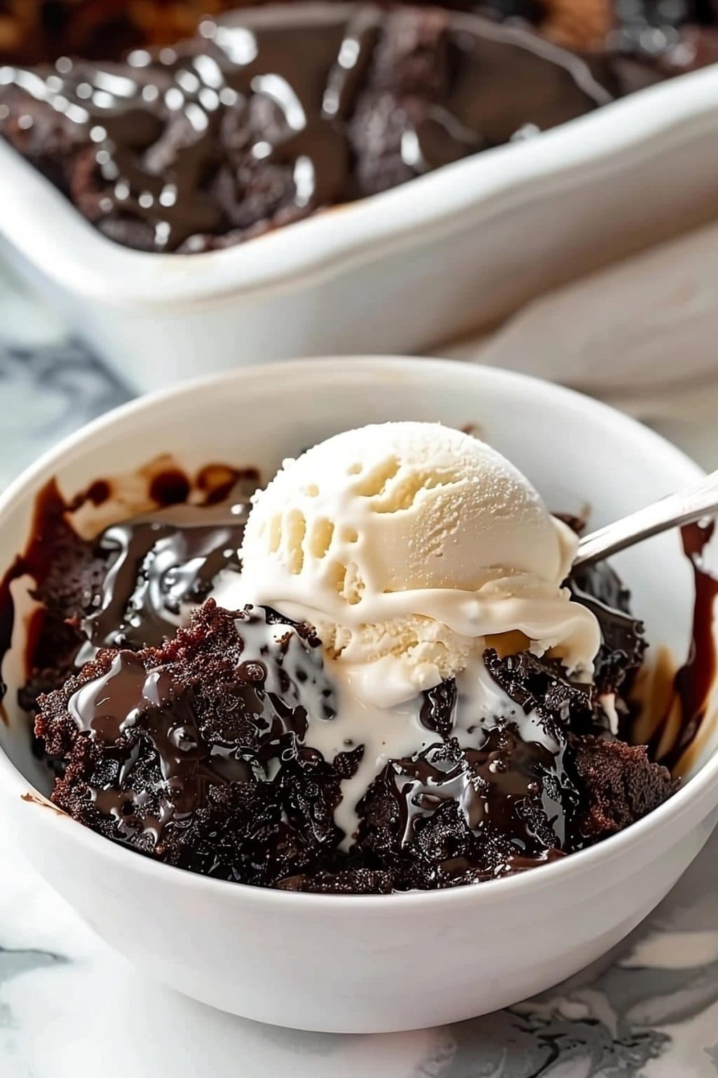 Hot Fudge Cake - Insanely Good